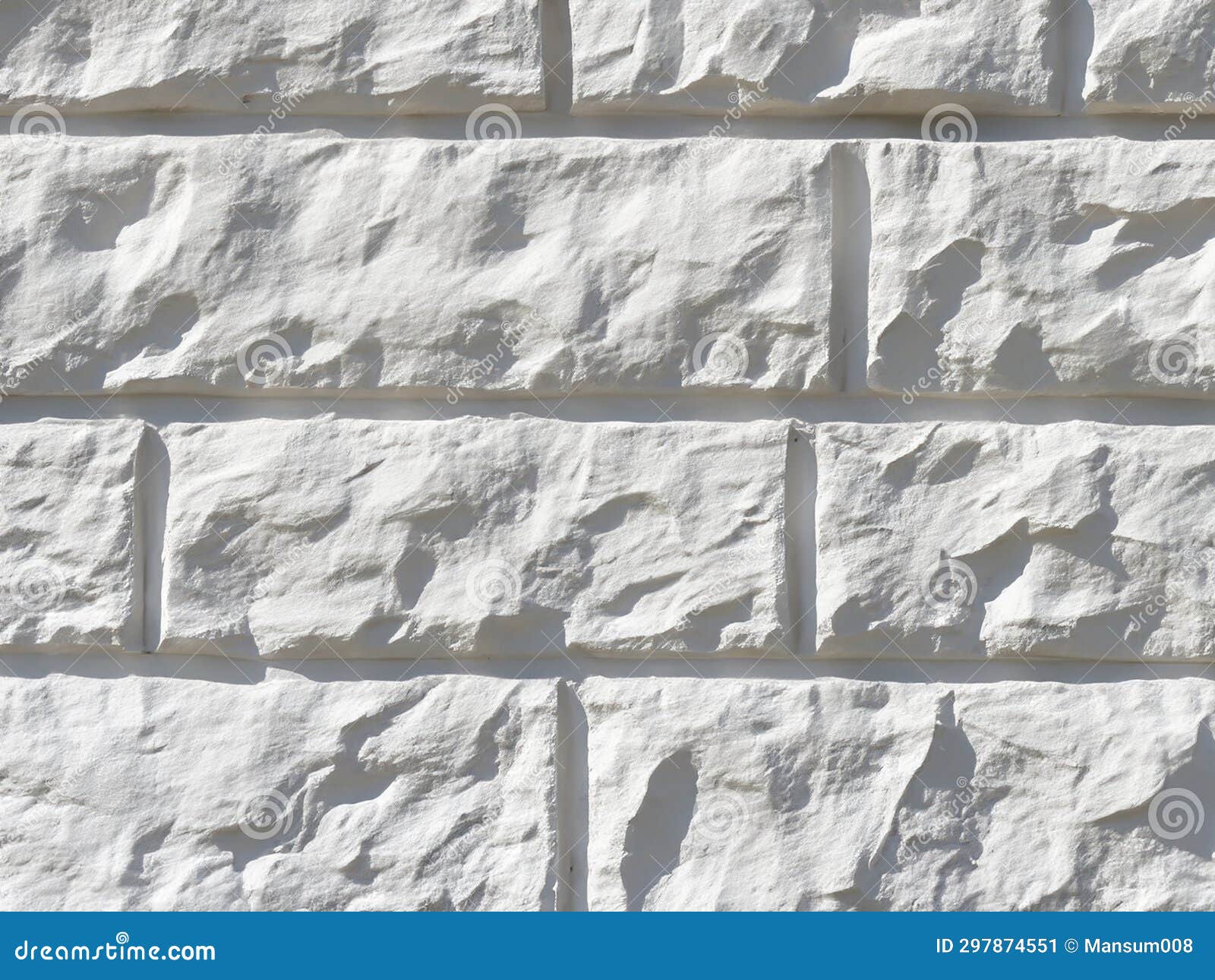 White Stone Wall Texture Background Stock Image - Image of surface ...