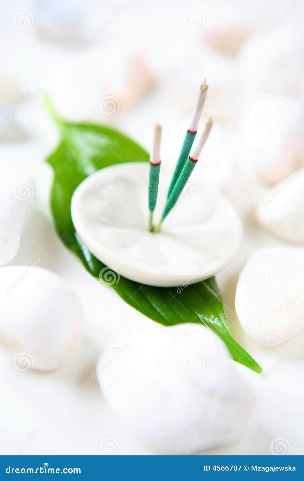 White Stones and Incense stock image. Image of contemplation - 4566707