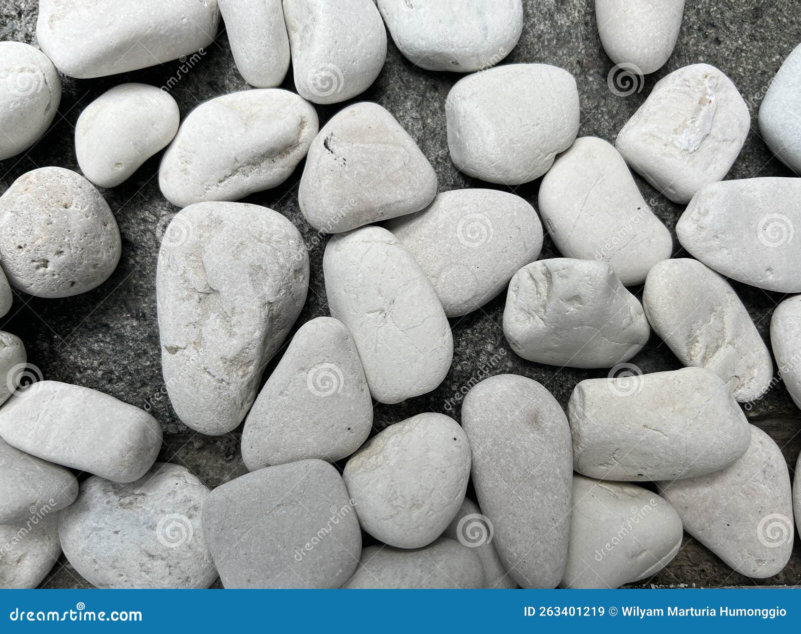 White Stones that are Irregular in Position Stock Image - Image of grey ...