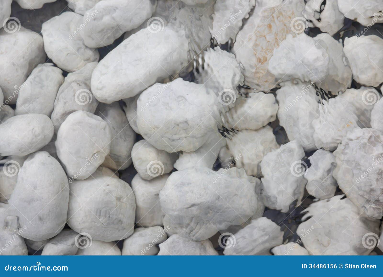 White stones underwater stock photo. Image of river, stone - 34486156