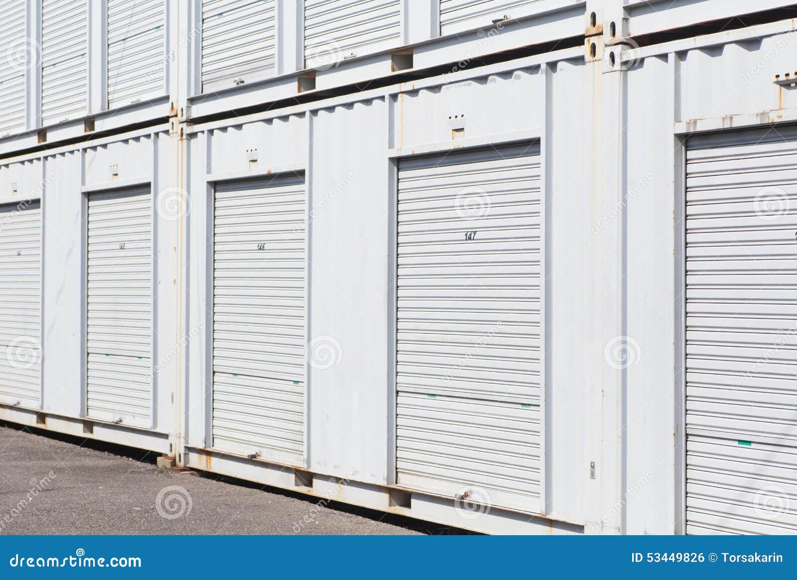 White storage unit stock photo. Image of modern, office - 53449826
