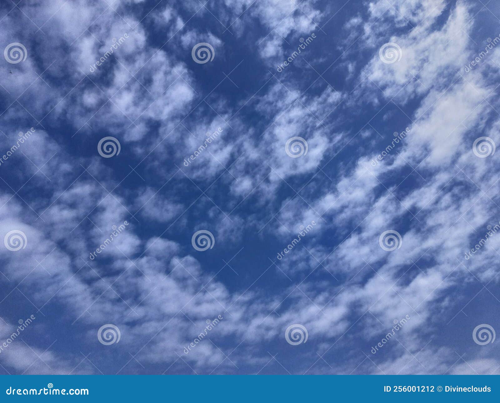 White Stratus Clouds Visible in the Sky Stock Photo - Image of azure ...