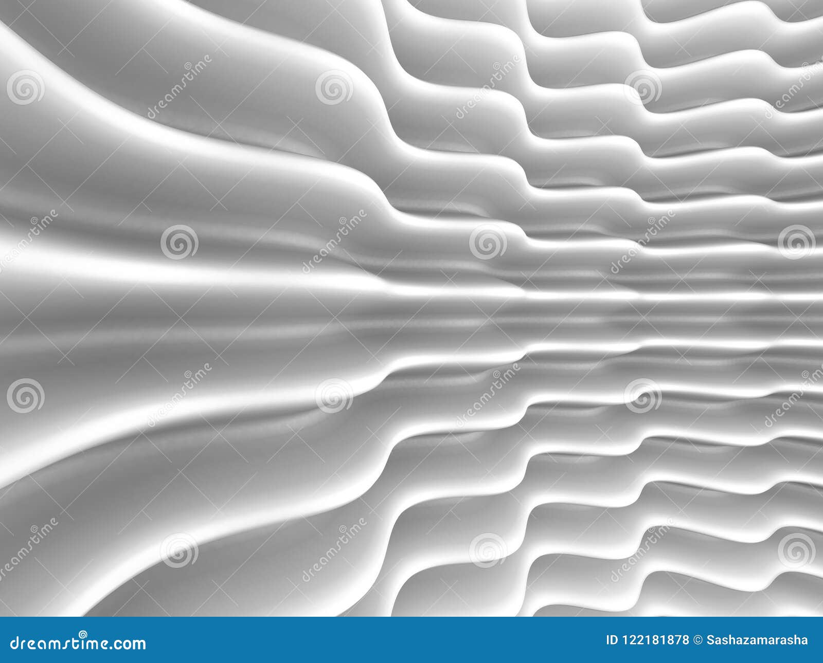 White Stripe Waves Pattern Futuristic Background Stock Illustration ...