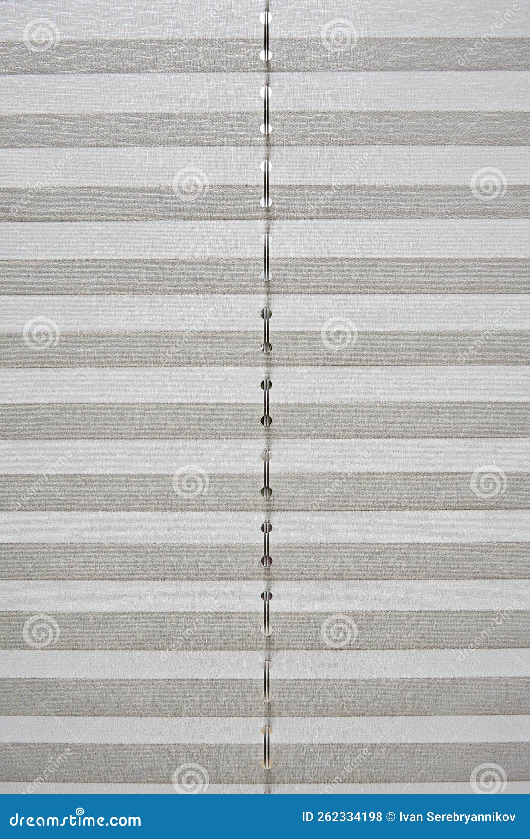 White Striped Textile Blinder for Window Stock Photo - Image of ...