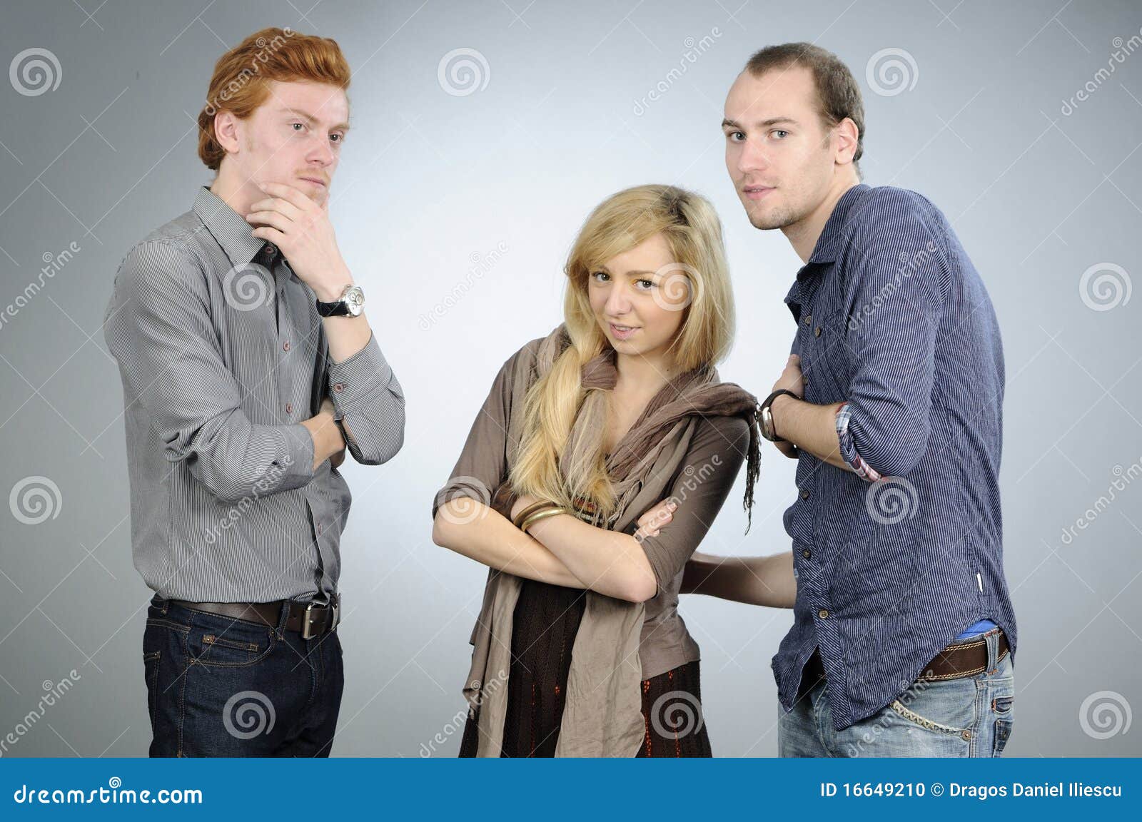 White Students Communicating Stock Photo - Image of woman, analyzing ...