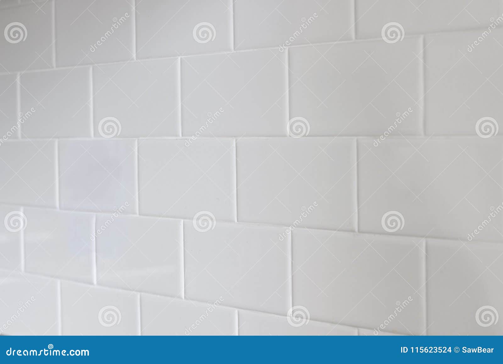White Subway Tile stock photo. Image of natural, design - 115623524