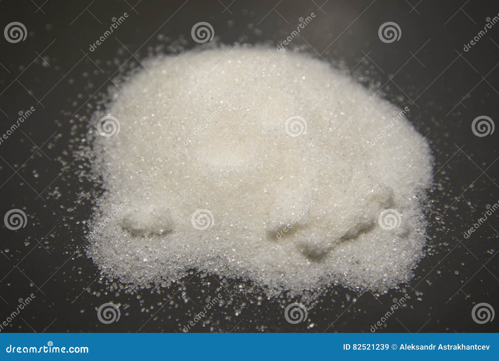 White Sugar Scattered on the Table. Stock Image - Image of microscope ...