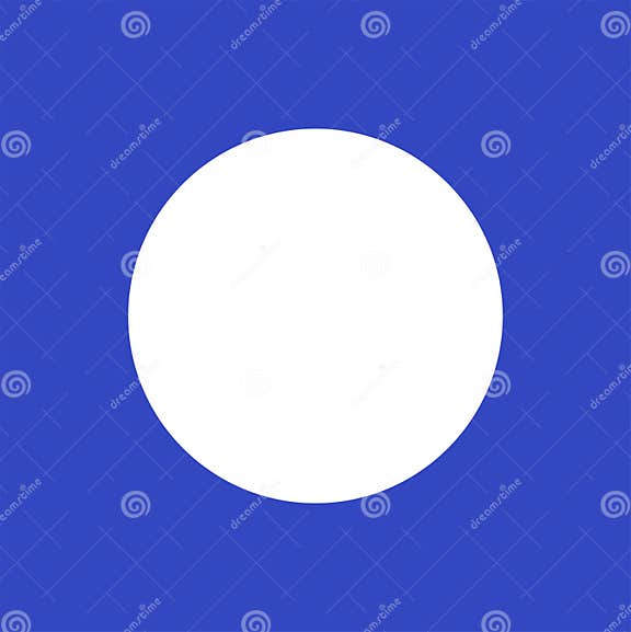White Sun Vector Icon on Blue Background Stock Illustration ...