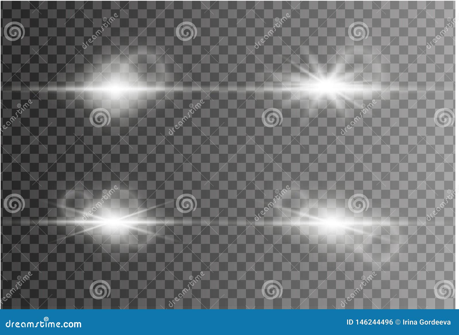 White Sunlight light stock vector. Illustration of blur - 146244496