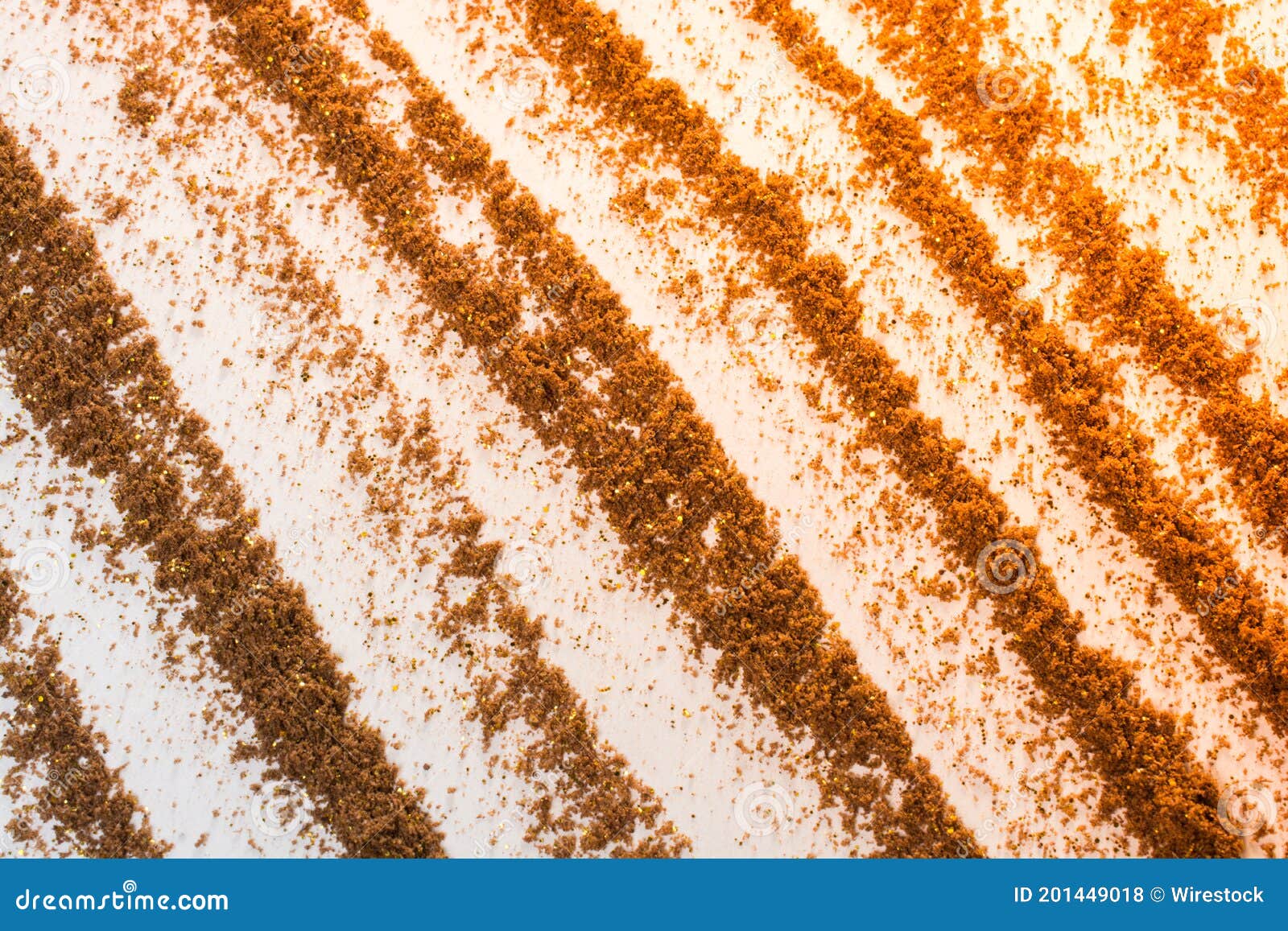 White Surface with Brown Powder Lines - Great for a Background or ...