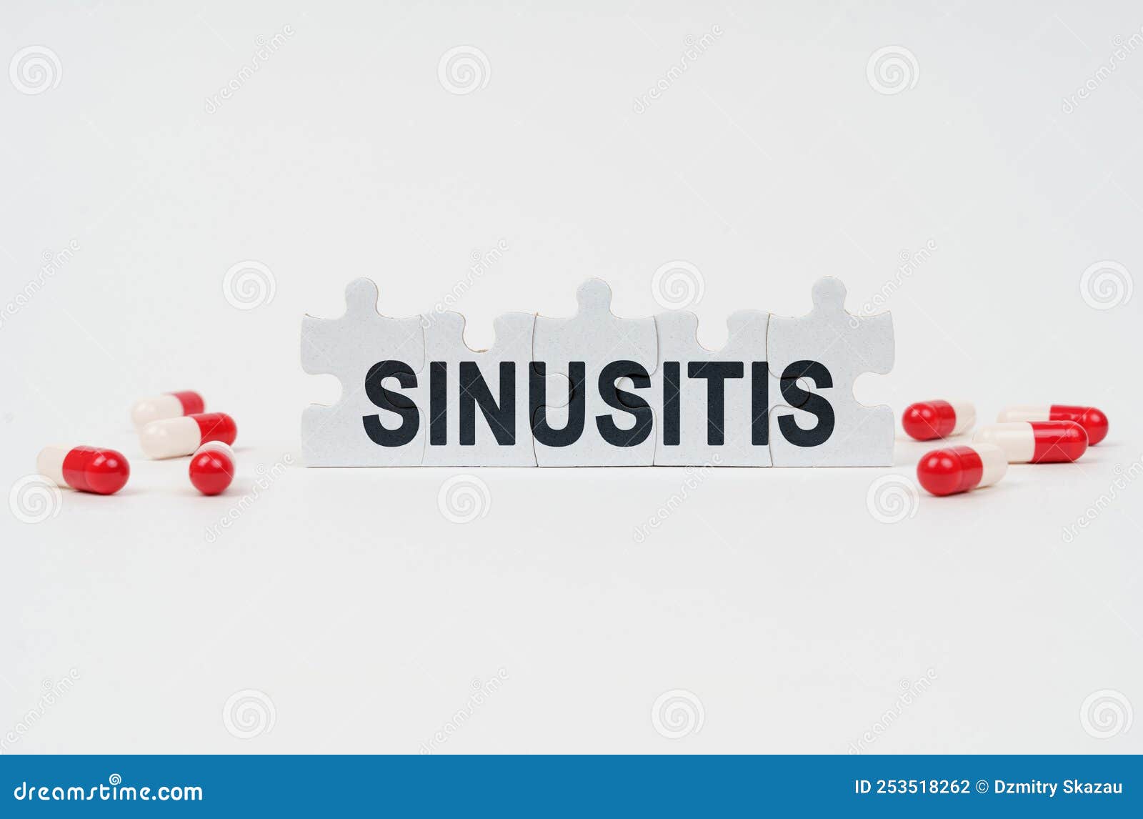 On a White Surface are Tablets and Puzzles with the Inscription ...