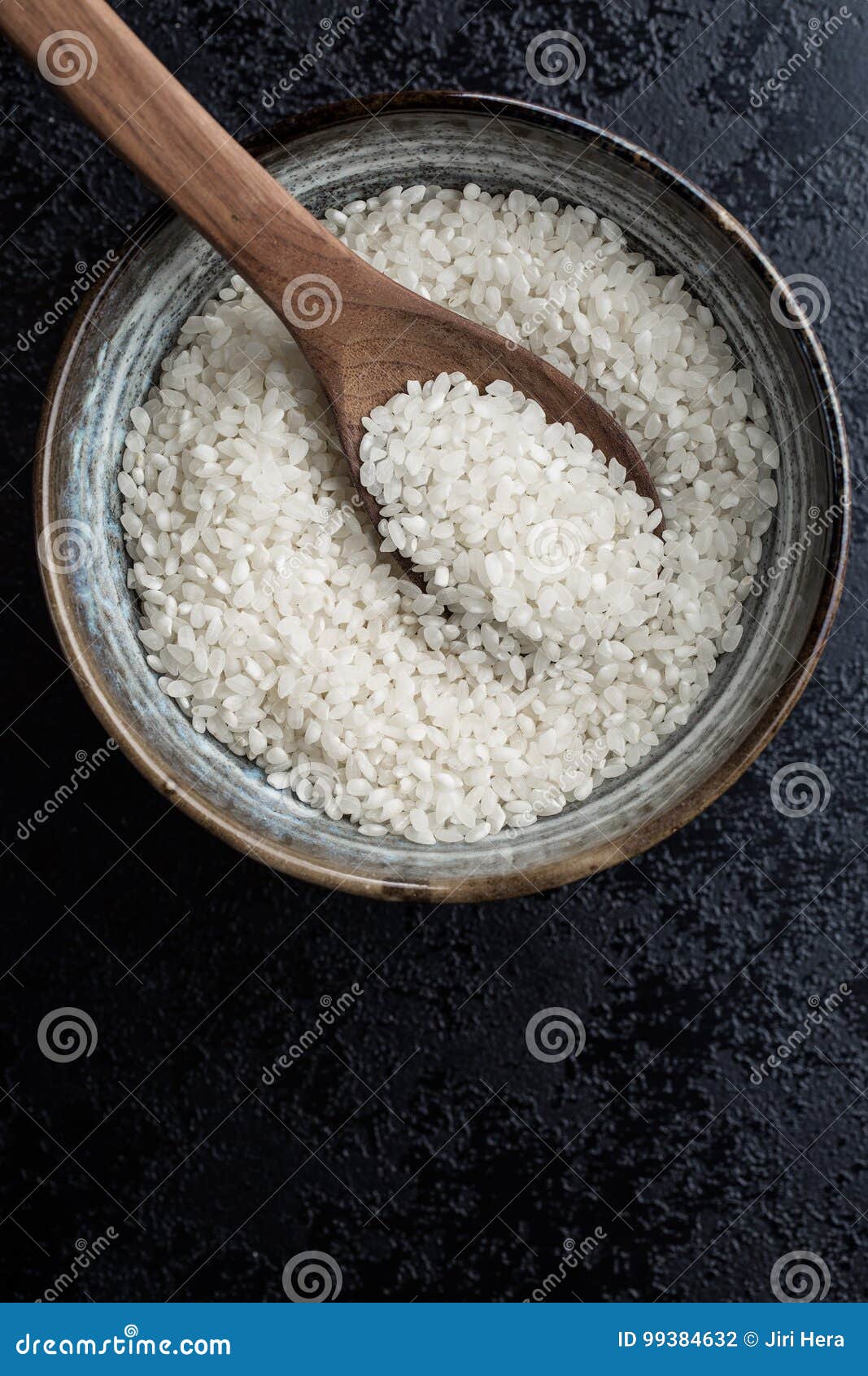 White sushi rice in bowl. stock photo. Image of dietary - 99384632