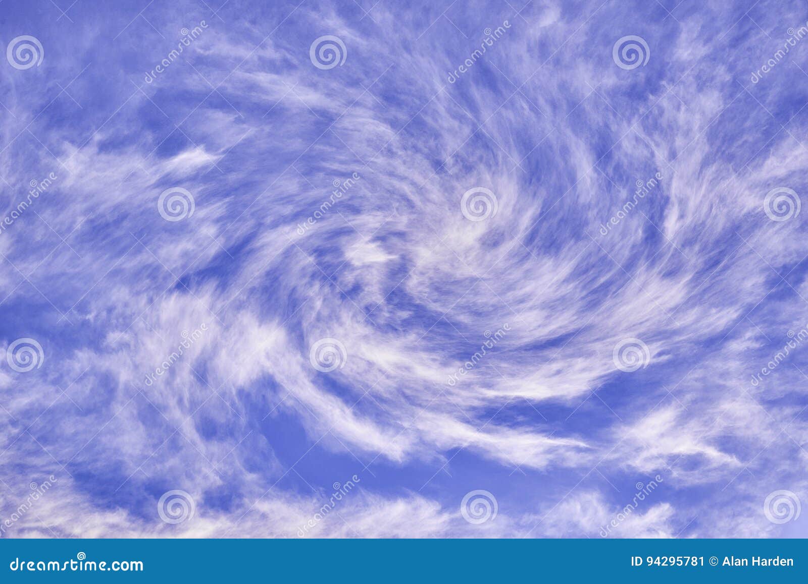 White Swirling Clouds on a Blue Sky Stock Image - Image of whirlwind, texture: 94295781