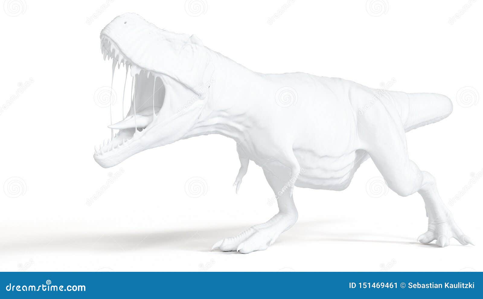 A white t-rex stock illustration. Illustration of fierce - 151469461