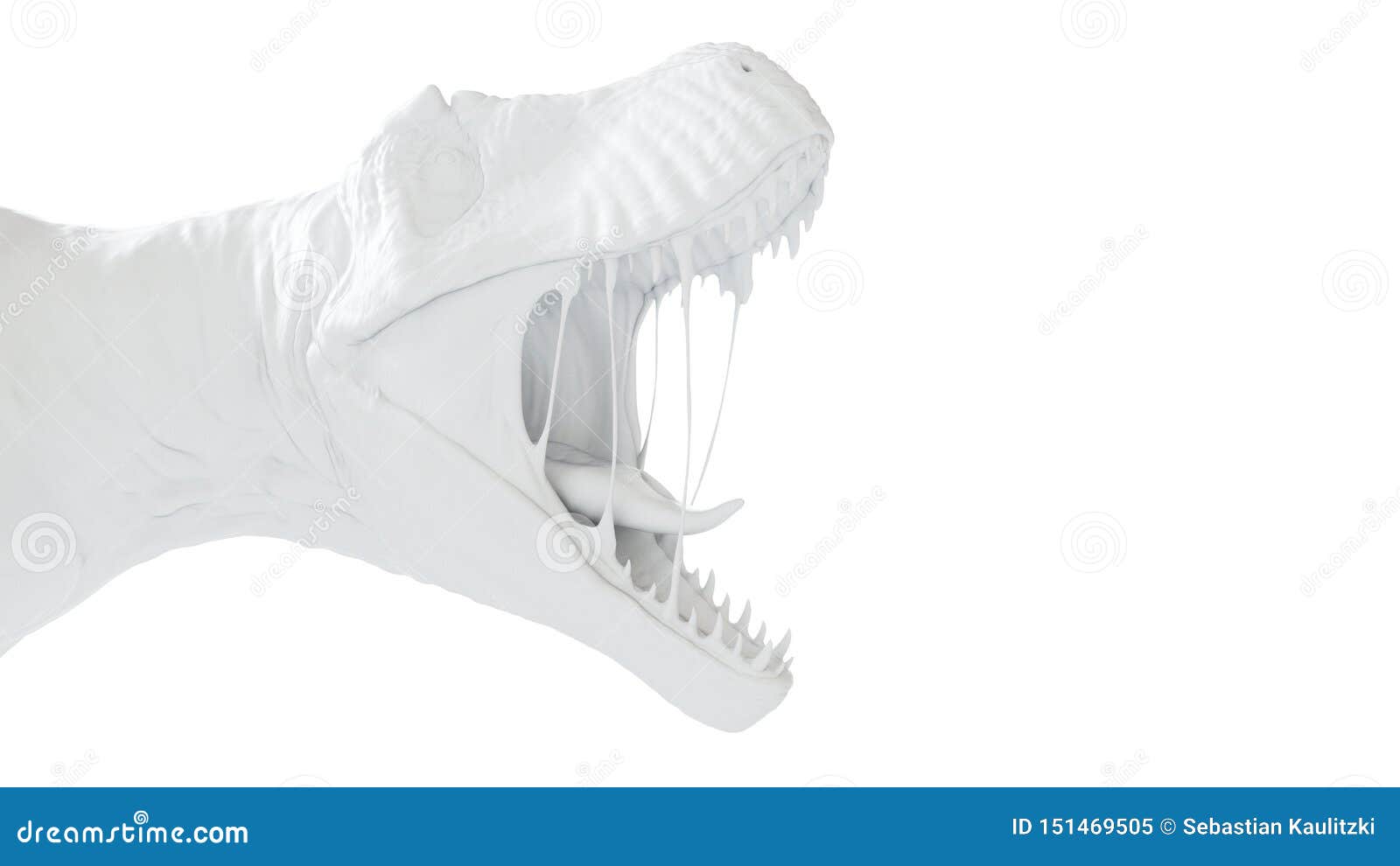 A white t-rex stock illustration. Illustration of natural - 151469505