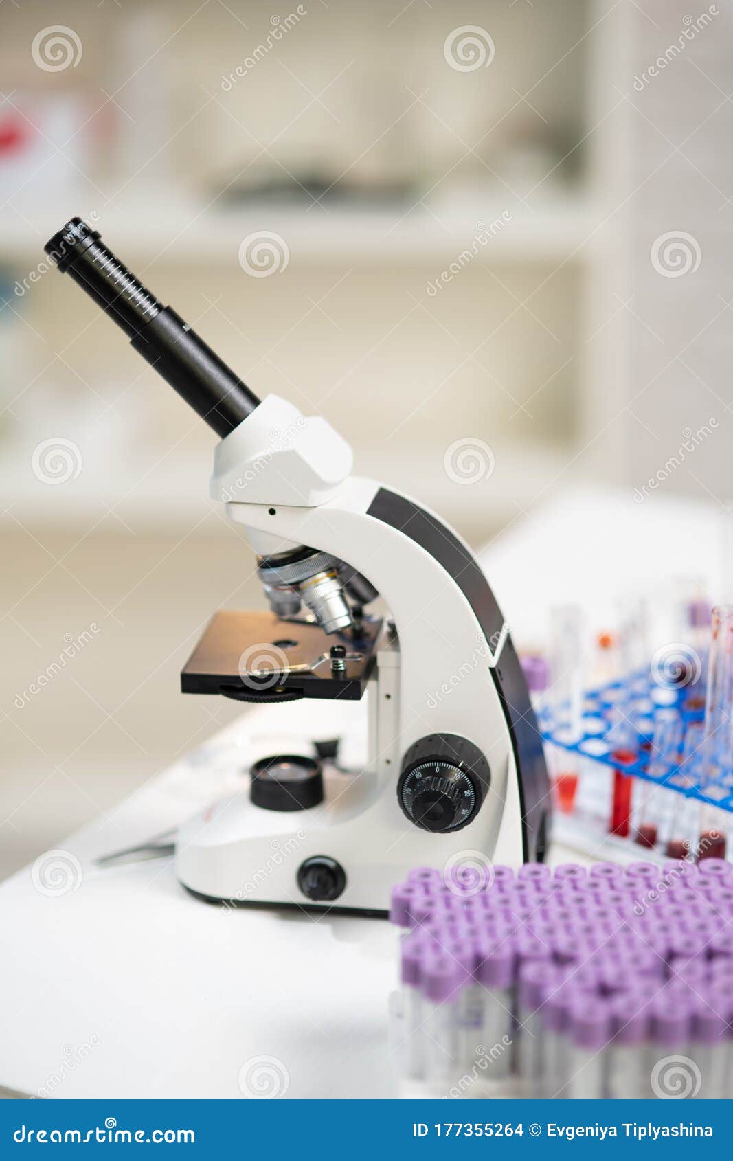 A laboratory table stock photo. Image of glass, experiment - 177355264