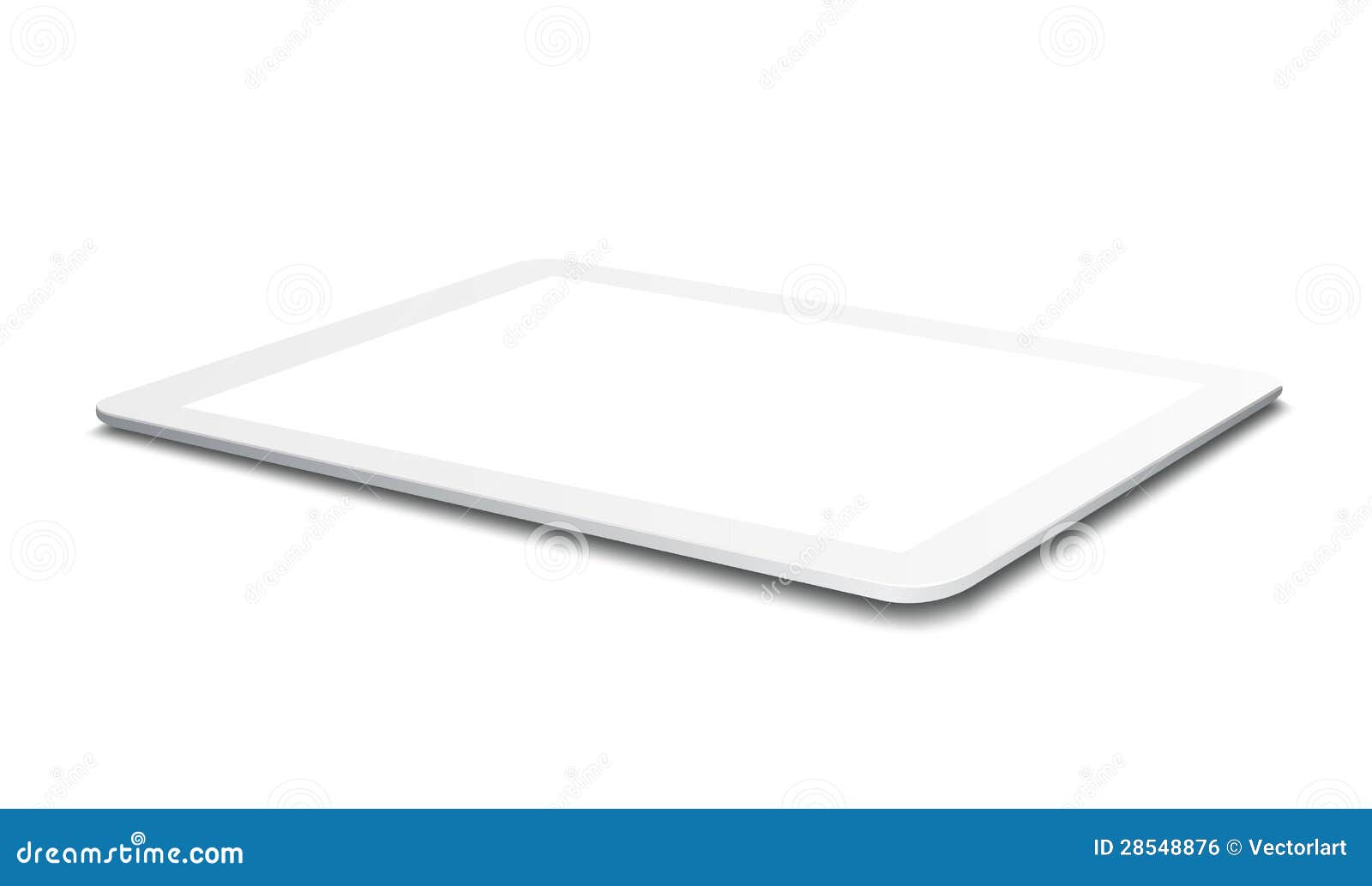 White Tablet PC stock vector. Illustration of connection - 28548876