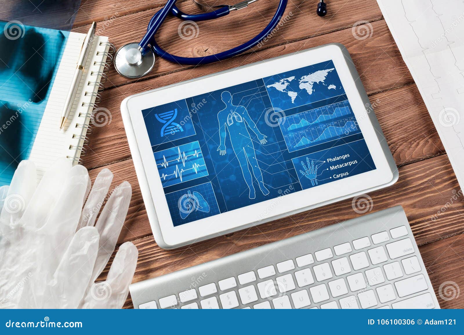 Digital Technologies in Medicine Stock Photo - Image of equipment ...