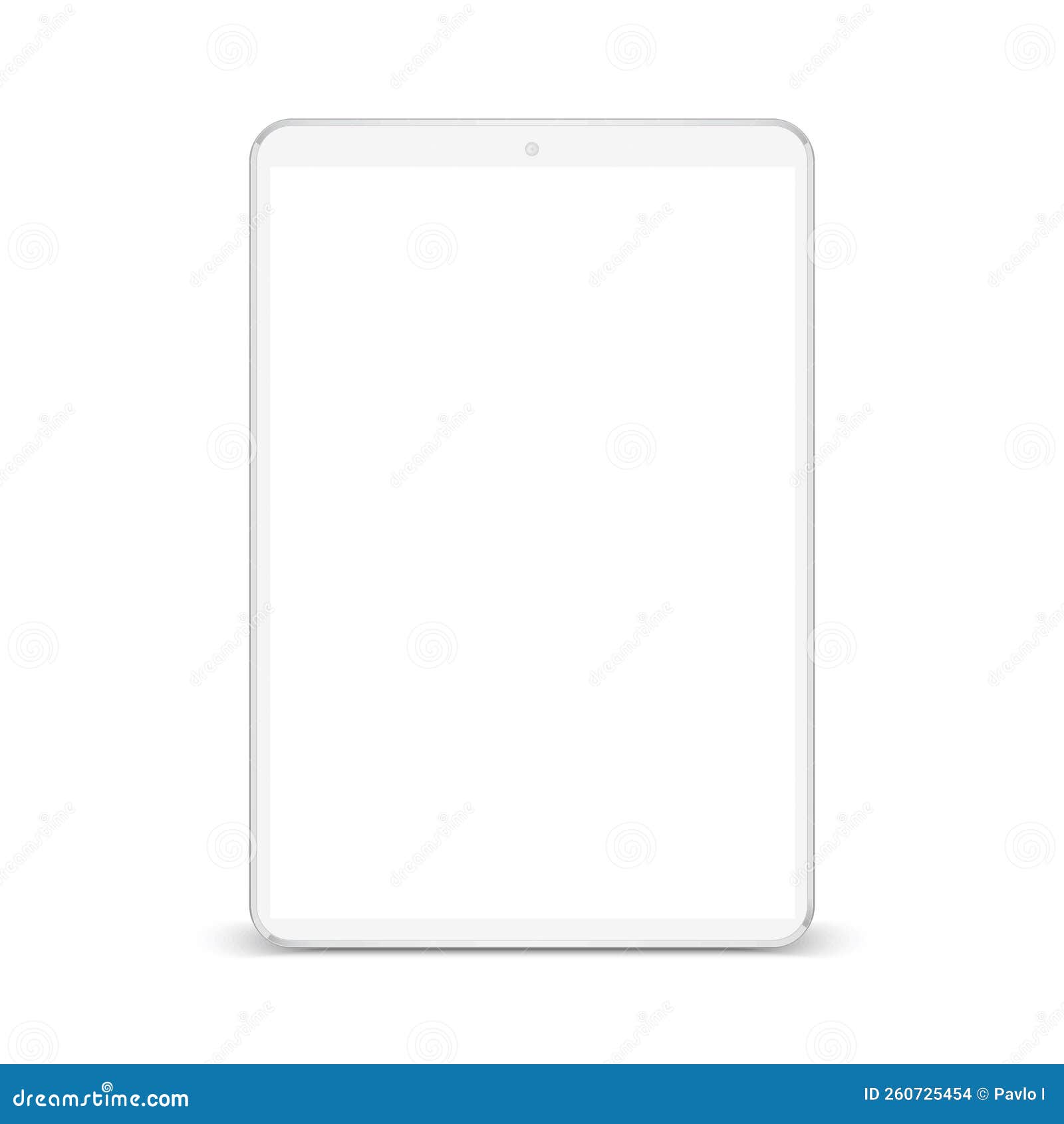 White Tablet with White Screen New Version in Trendy Thin Frame ...