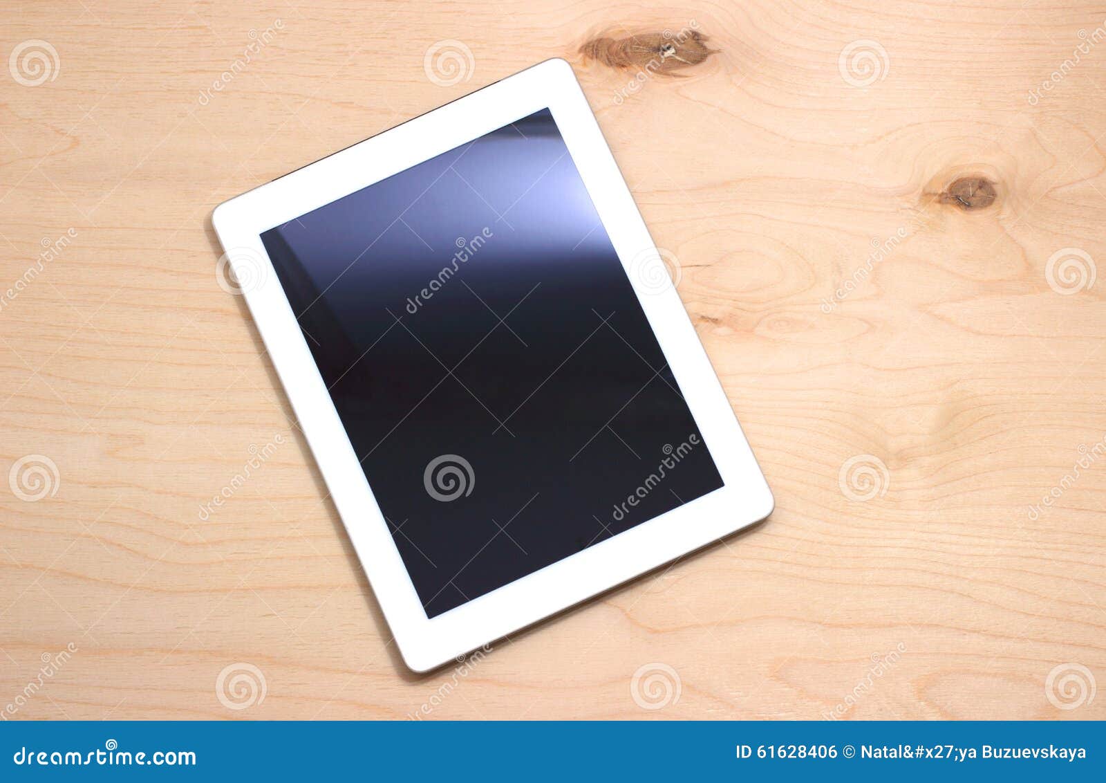 White tablet stock photo. Image of mock, device, desk - 61628406