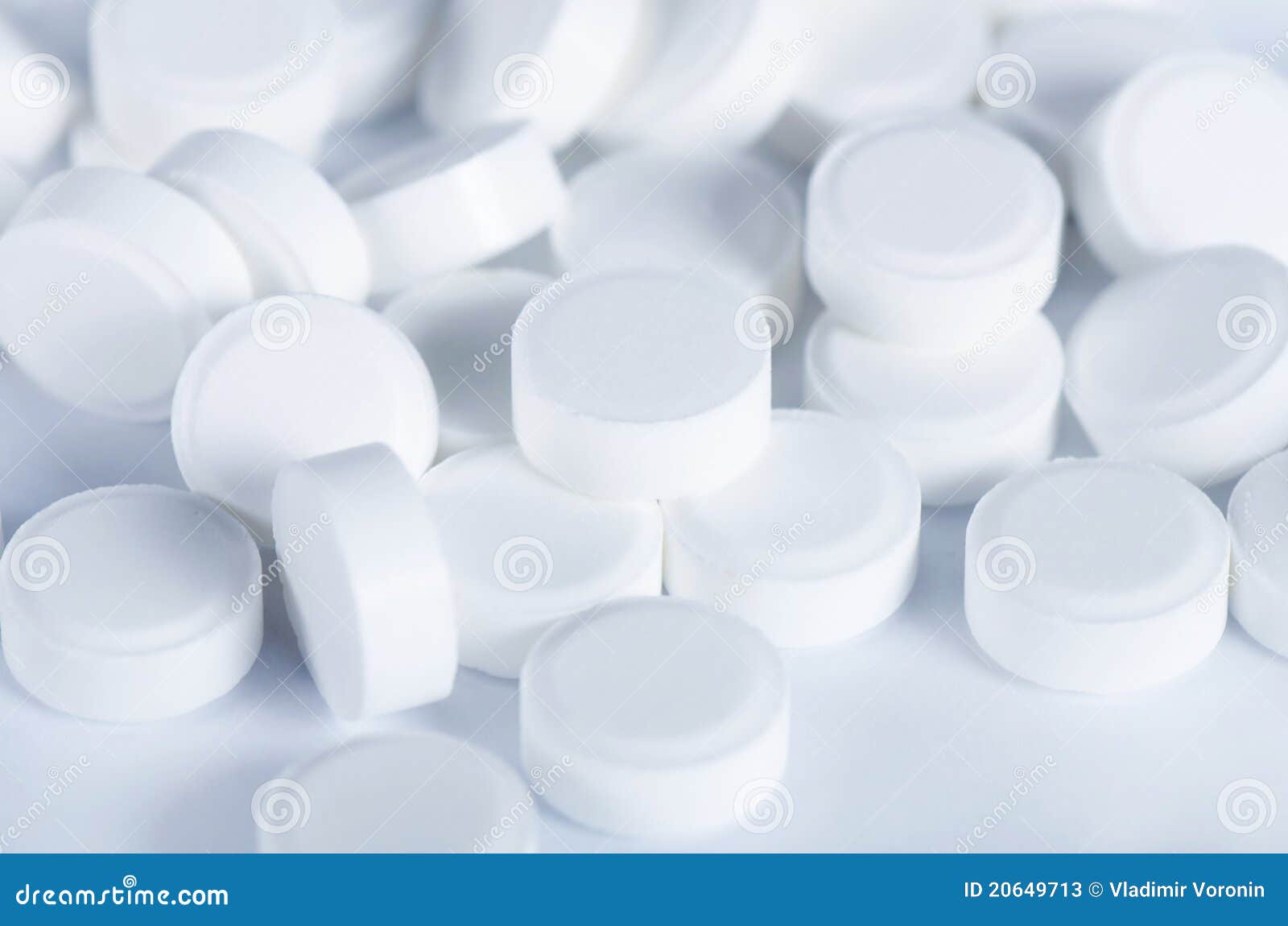 White Tablets - Abstract Medical Stock Image - Image of heap, illness ...