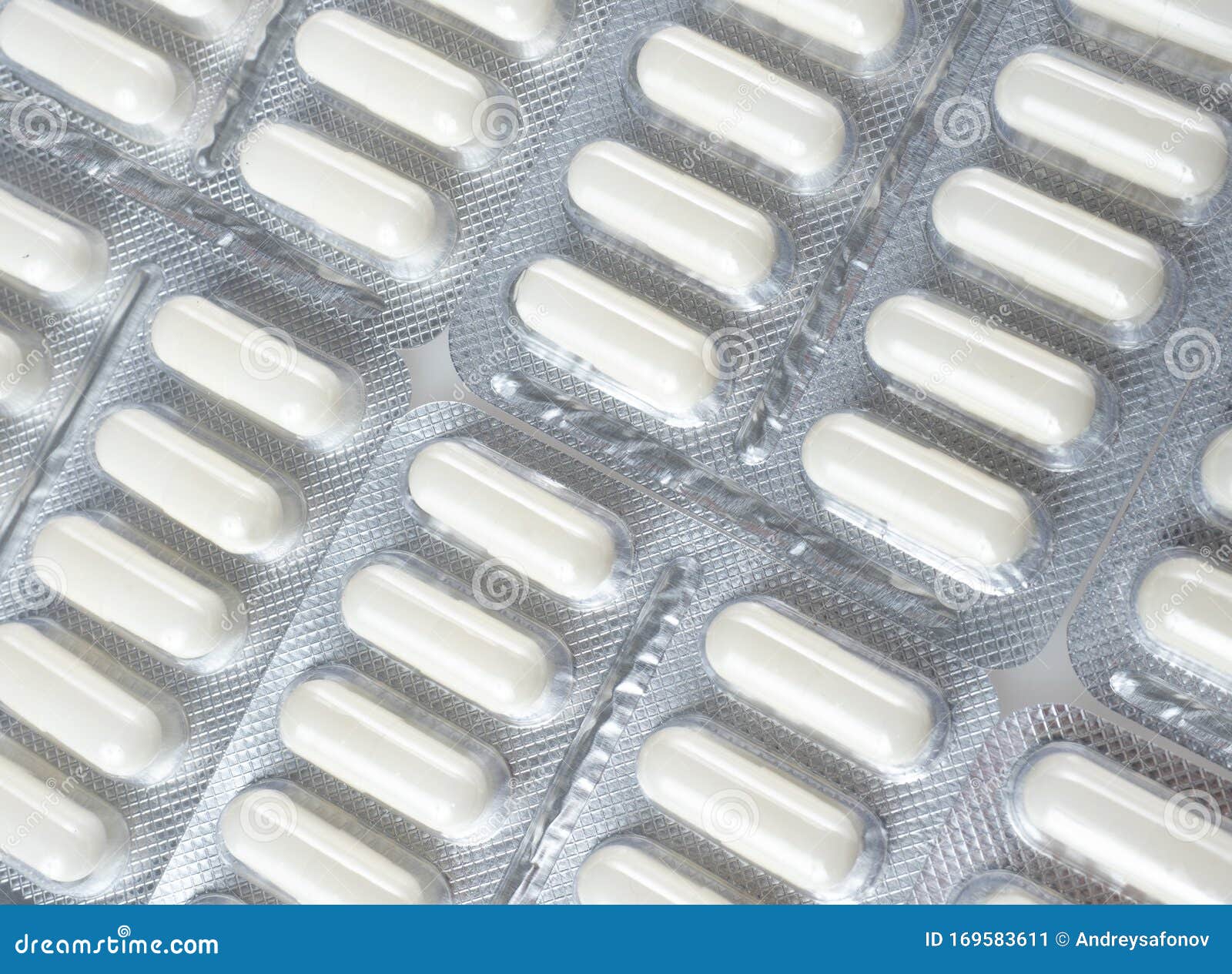 White tablets in a package stock image. Image of white - 169583611