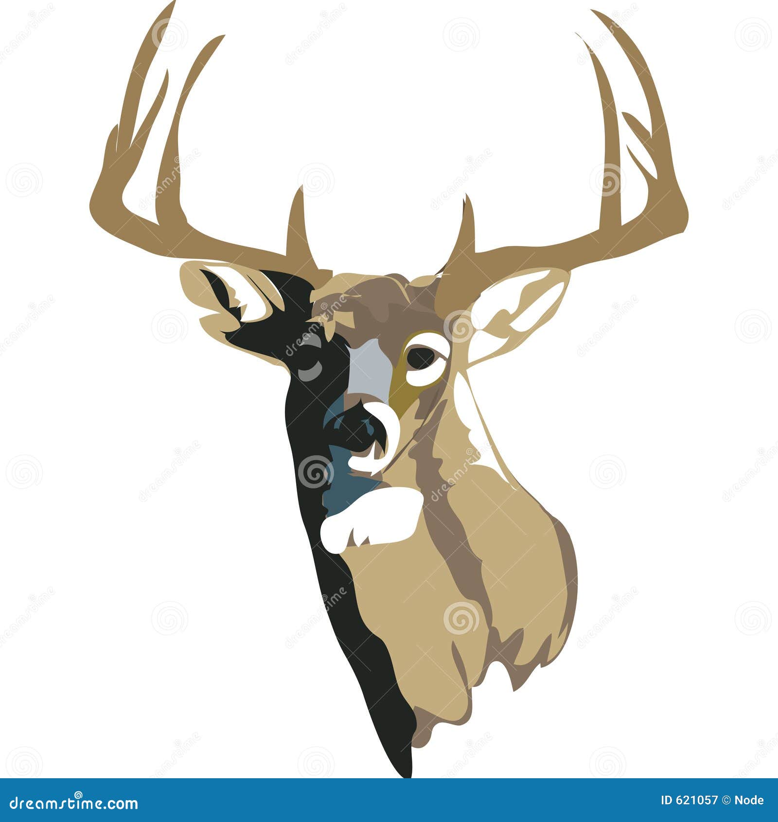 White Tailed Deer with Clipping Path Stock Illustration - Illustration ... White Tailed Deer with Clipping Path Stock Illustration - Illustration ...