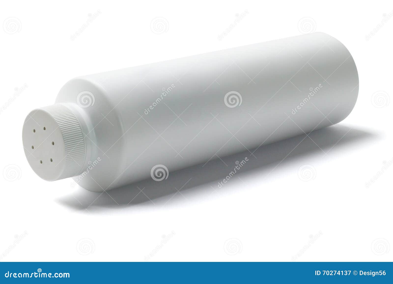 White Talcum Powder Container Stock Image - Image of white, body: 70274137