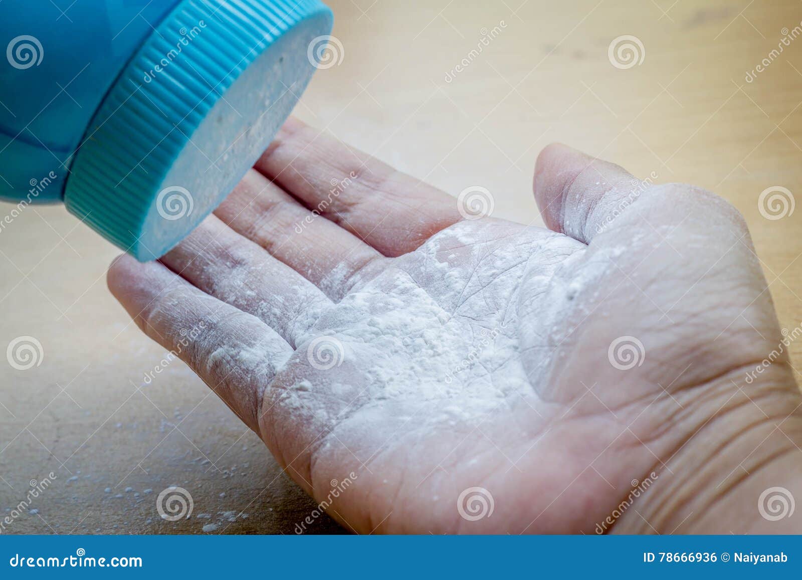 White talcum powder stock photo. Image of care, health - 78666936