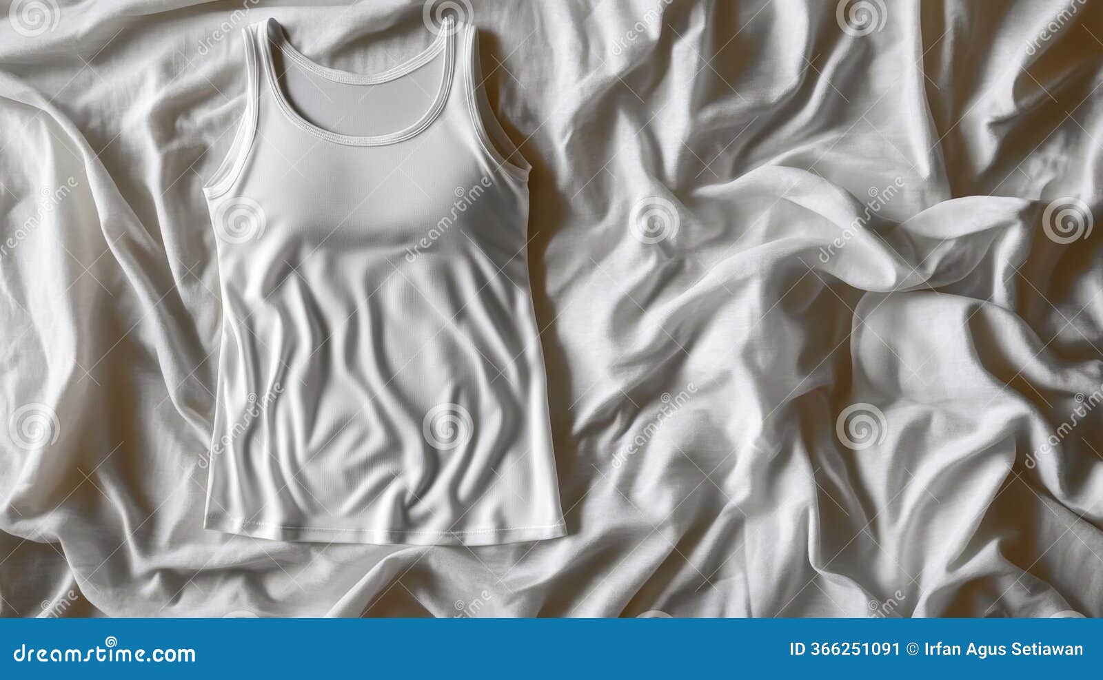 Wrinkled Fabric Background. White Vector Wavy Cloth. | CartoonDealer ...