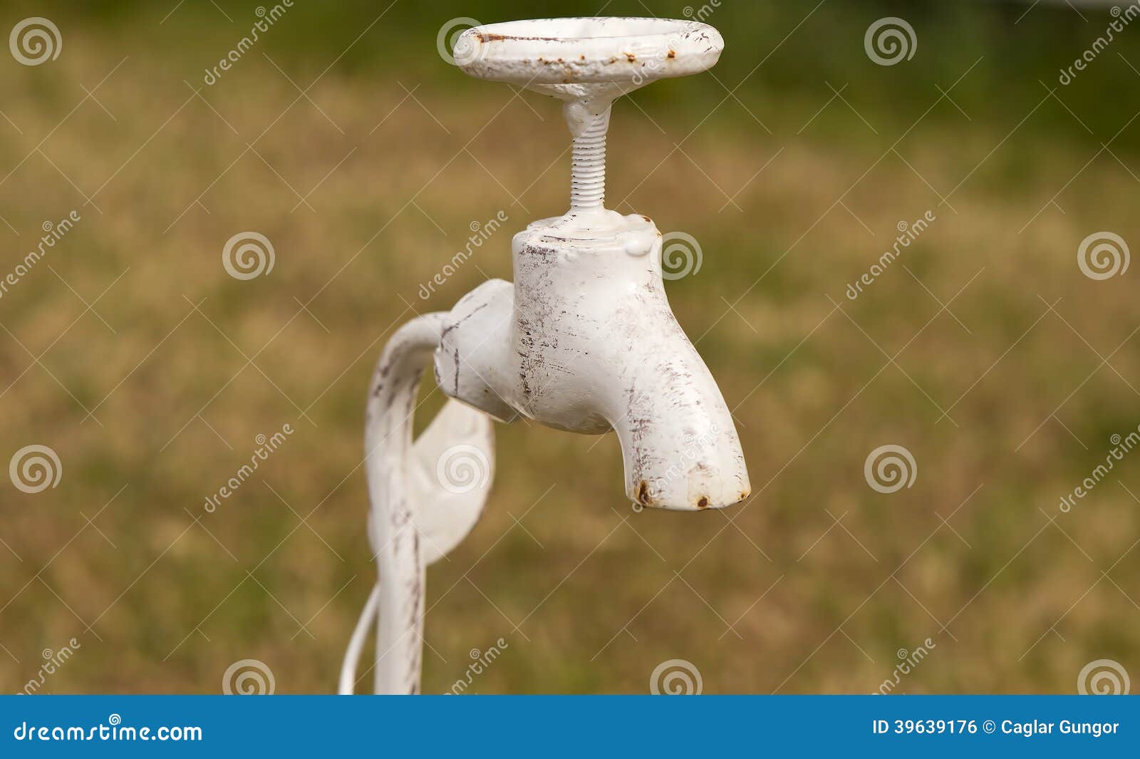 The White Tap 2 stock photo. Image of stopcock, iron - 39639176