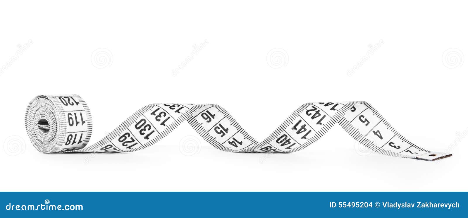 White tape measuring, stock photo. Image of equipment - 55495204