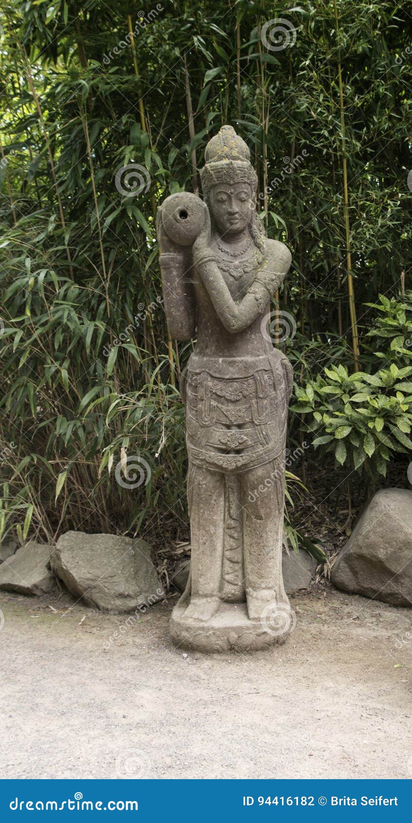White Tara, Buddhist Goddess of Compassion and Longevity Stock Photo ...
