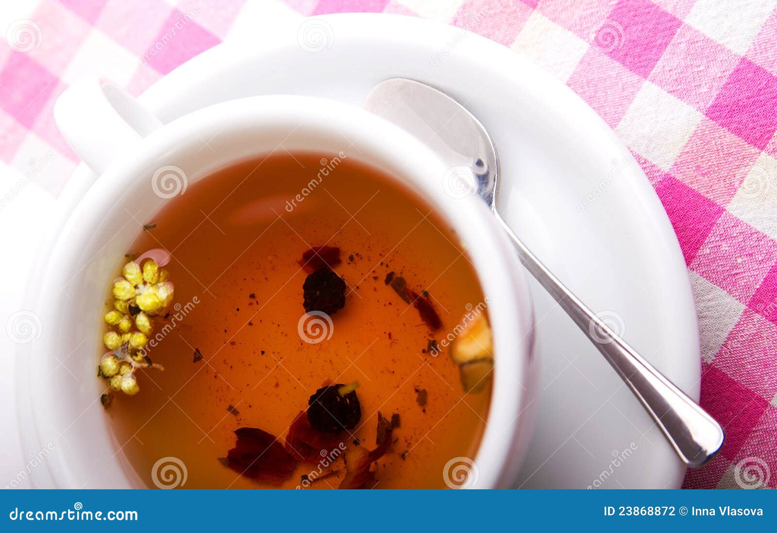 White Tea Cup with Close-up Stock Photo - Image of daisy, studio: 23868872