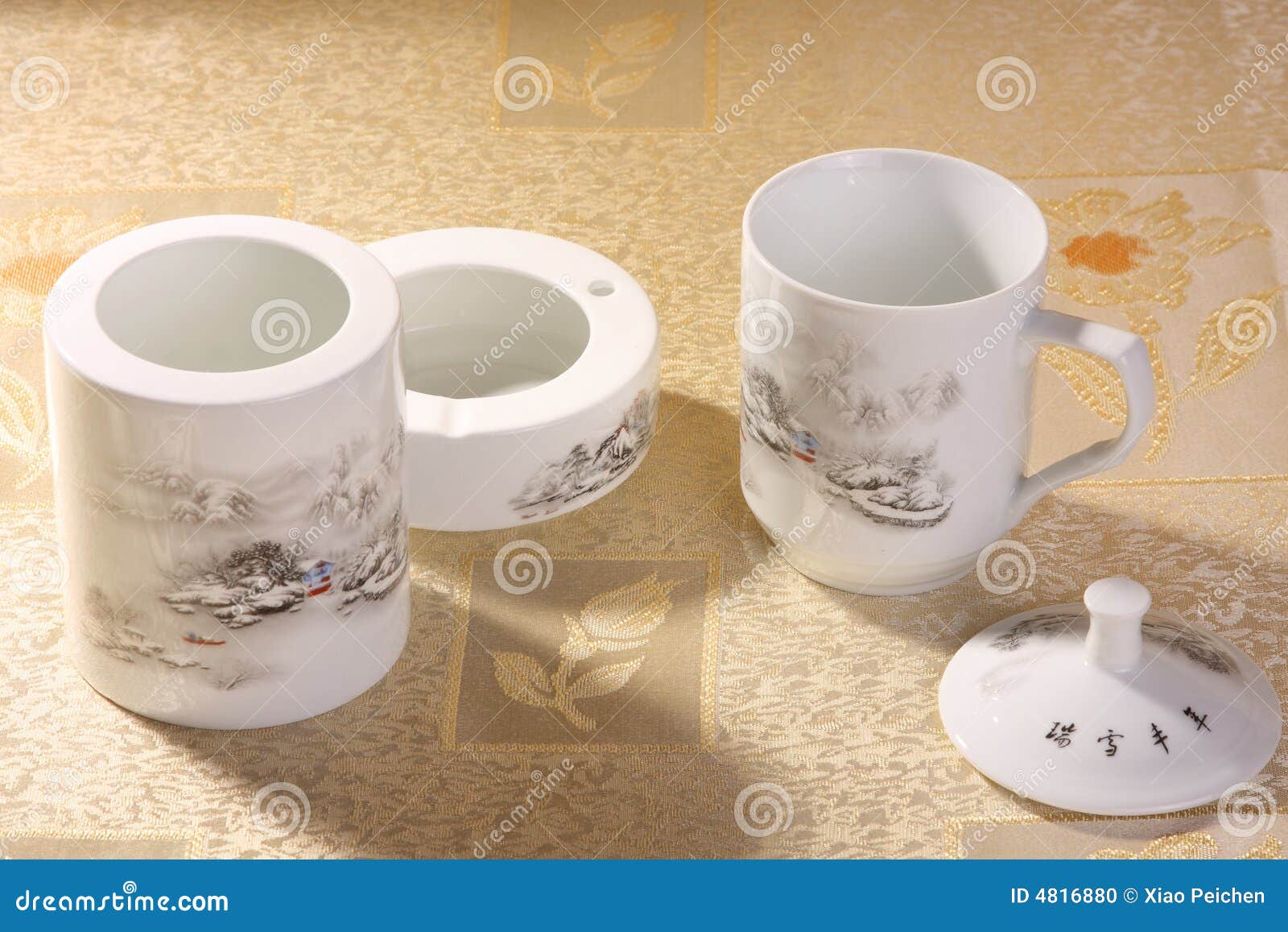White Tea Set stock photo. Image of antique, coffee, jingde - 4816880