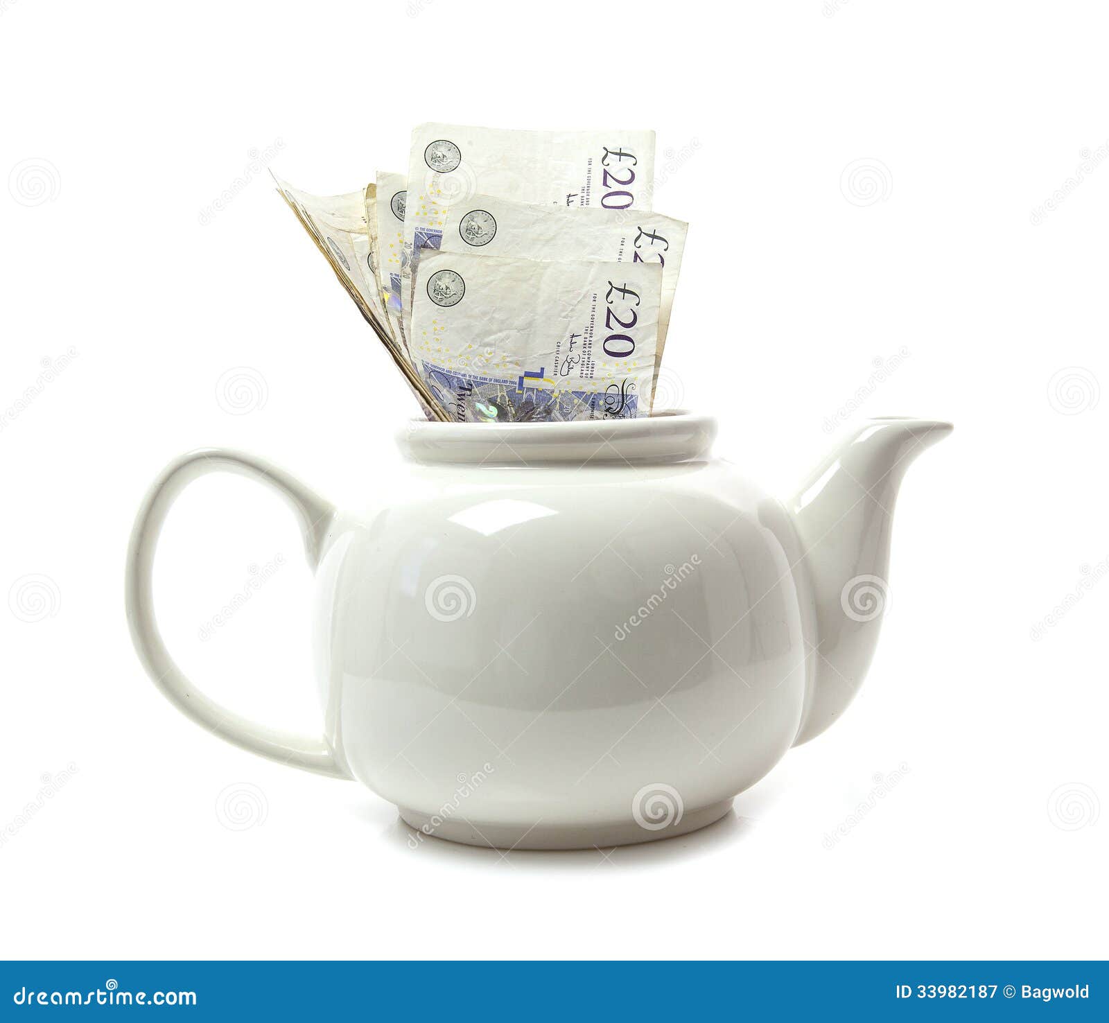 White Teapot Royalty-Free Stock Photo | CartoonDealer.com #3951759