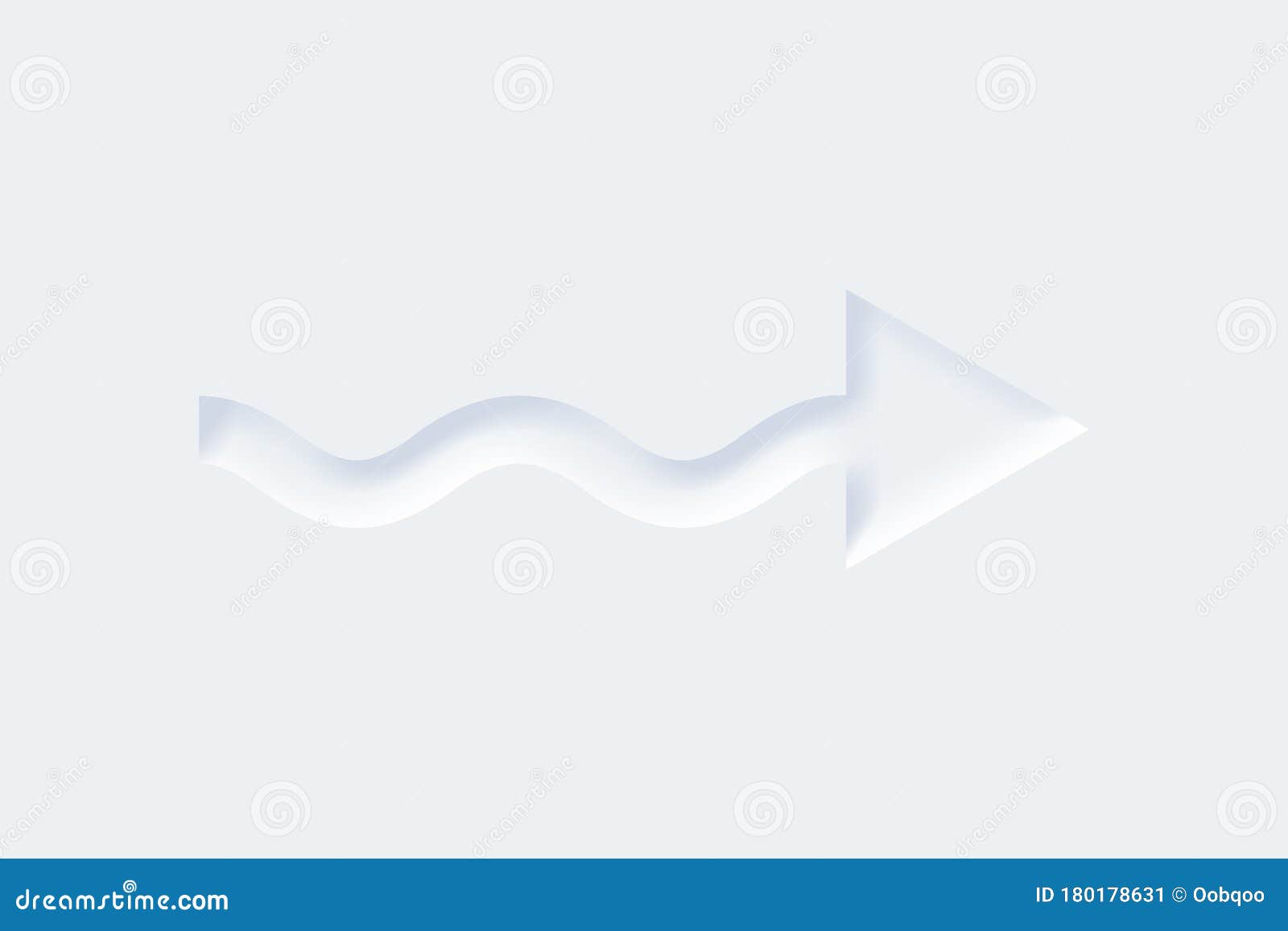 White Tech Arrows with Shadow Abstract Modern Background. Digital ...