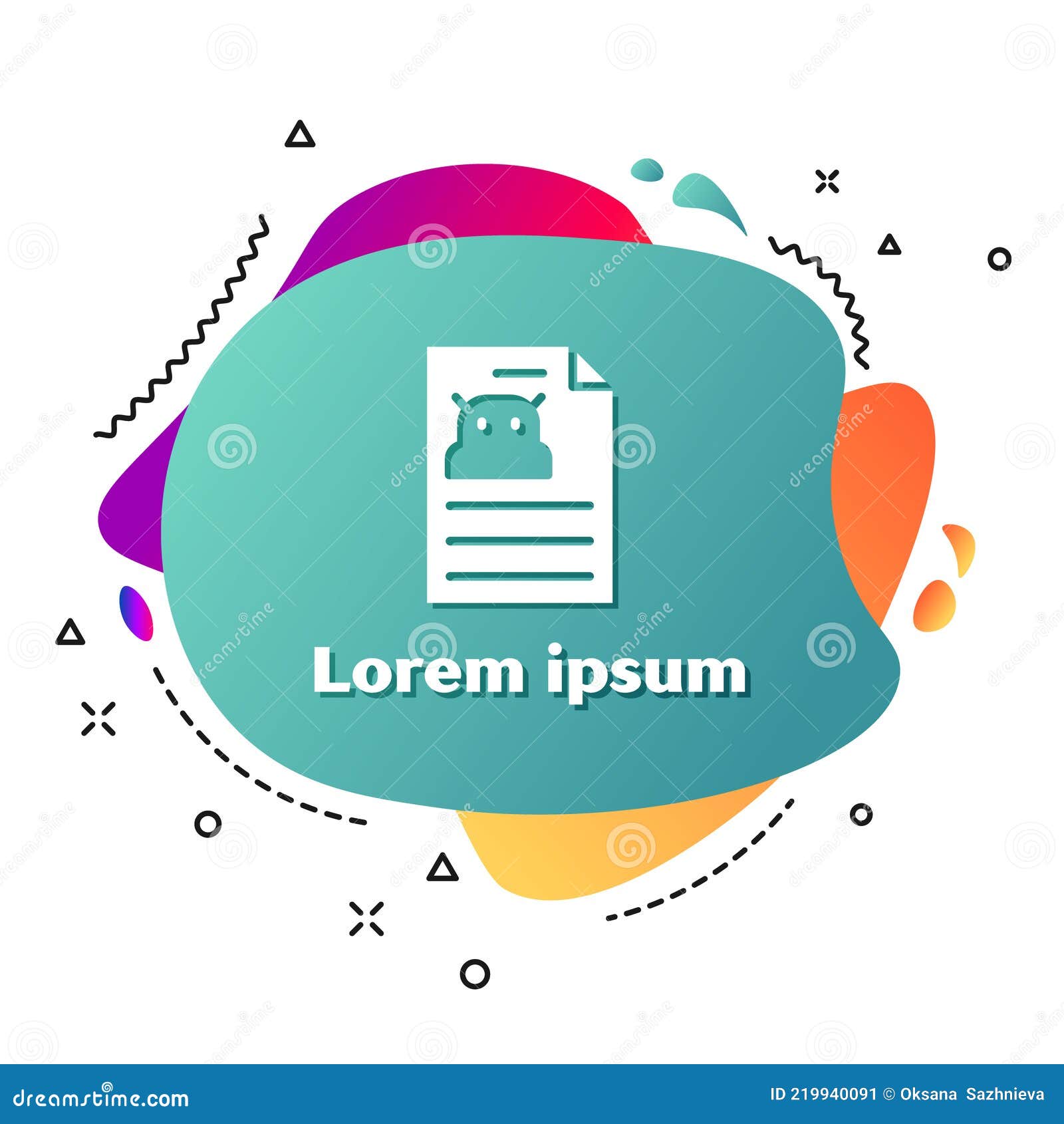 White Technical Specification Icon Isolated on White Background ...