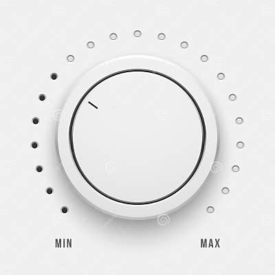 White Technology Music Button Stock Vector - Illustration of internet ...