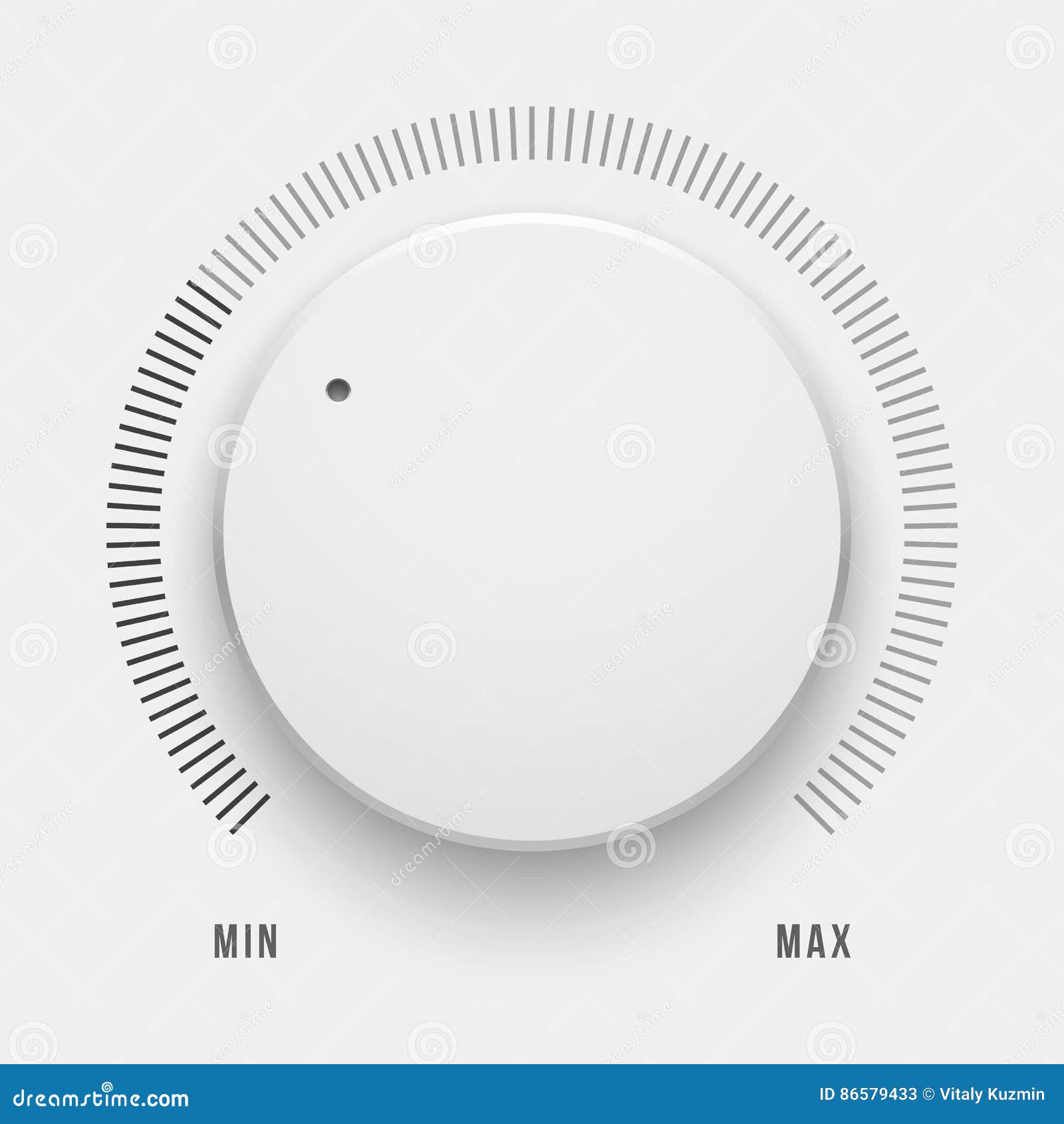 White Technology Music Button Stock Vector - Illustration of object ...