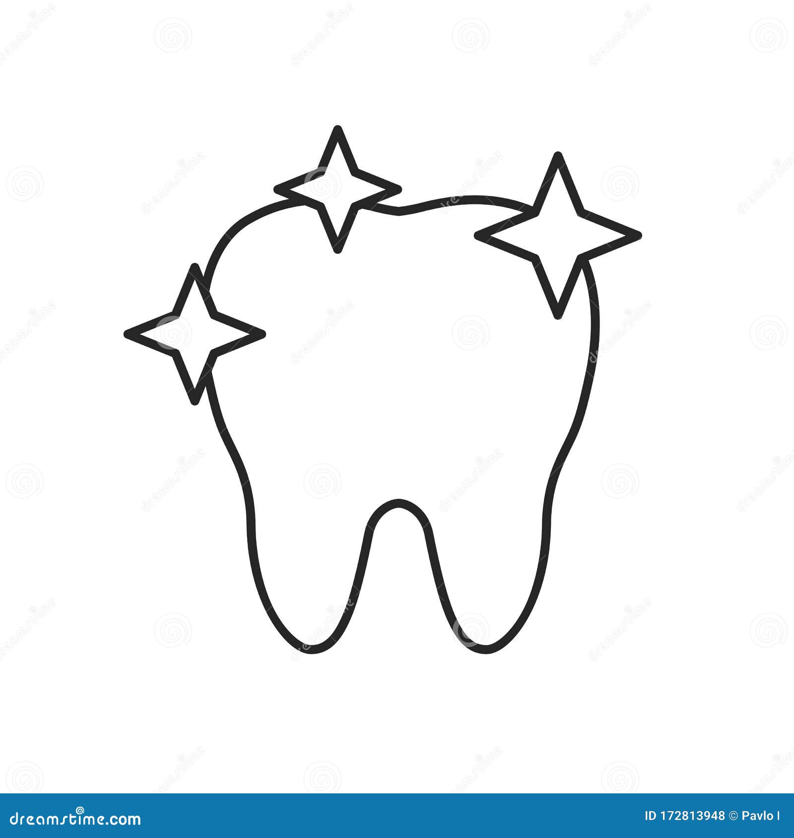 White Teeth Icon, Clean, Healthy Teeth Sign â€“ Stock Illustration ...