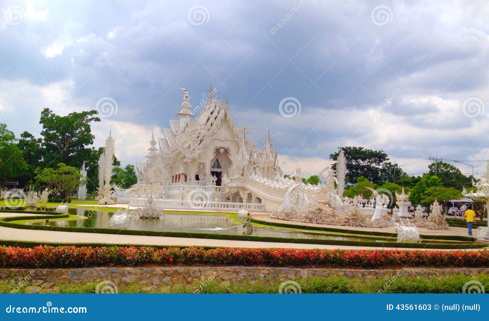 White temple stock image. Image of white, culture, temple - 43561603