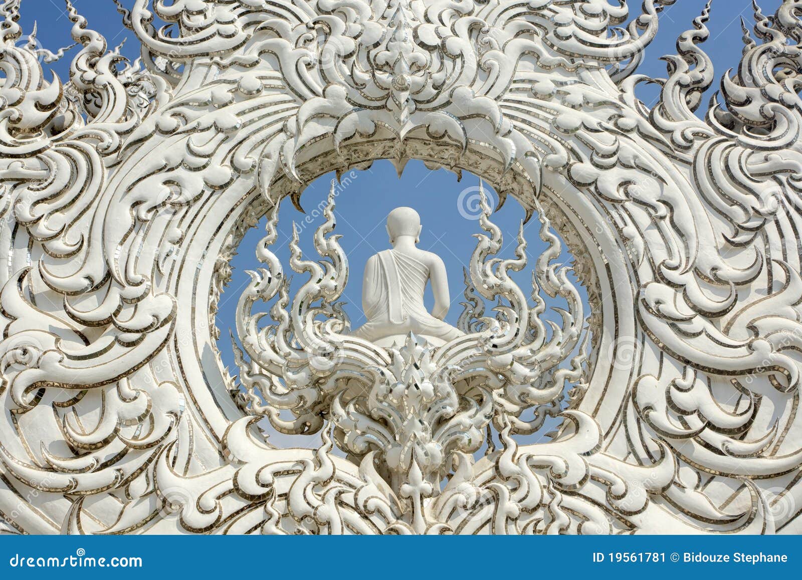 White temple detail stock image. Image of spiritual, asian - 19561781