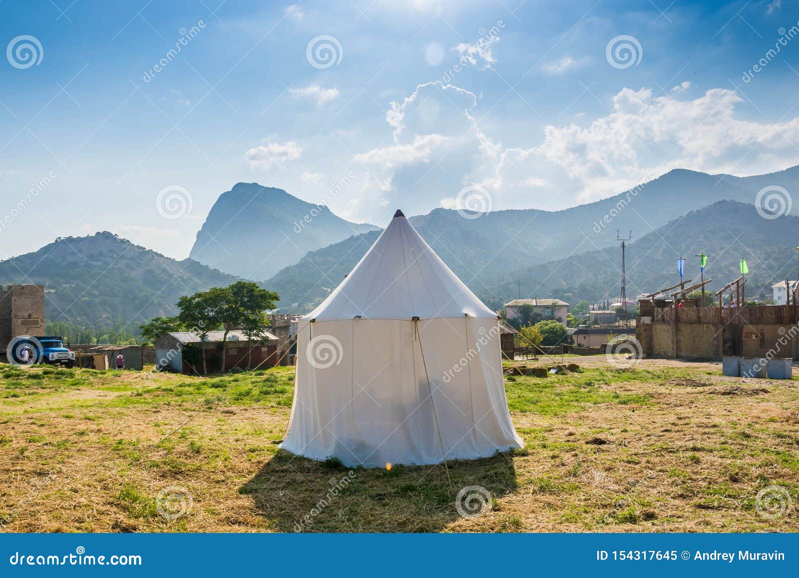White tent stock image. Image of field, calendar, park - 154317645