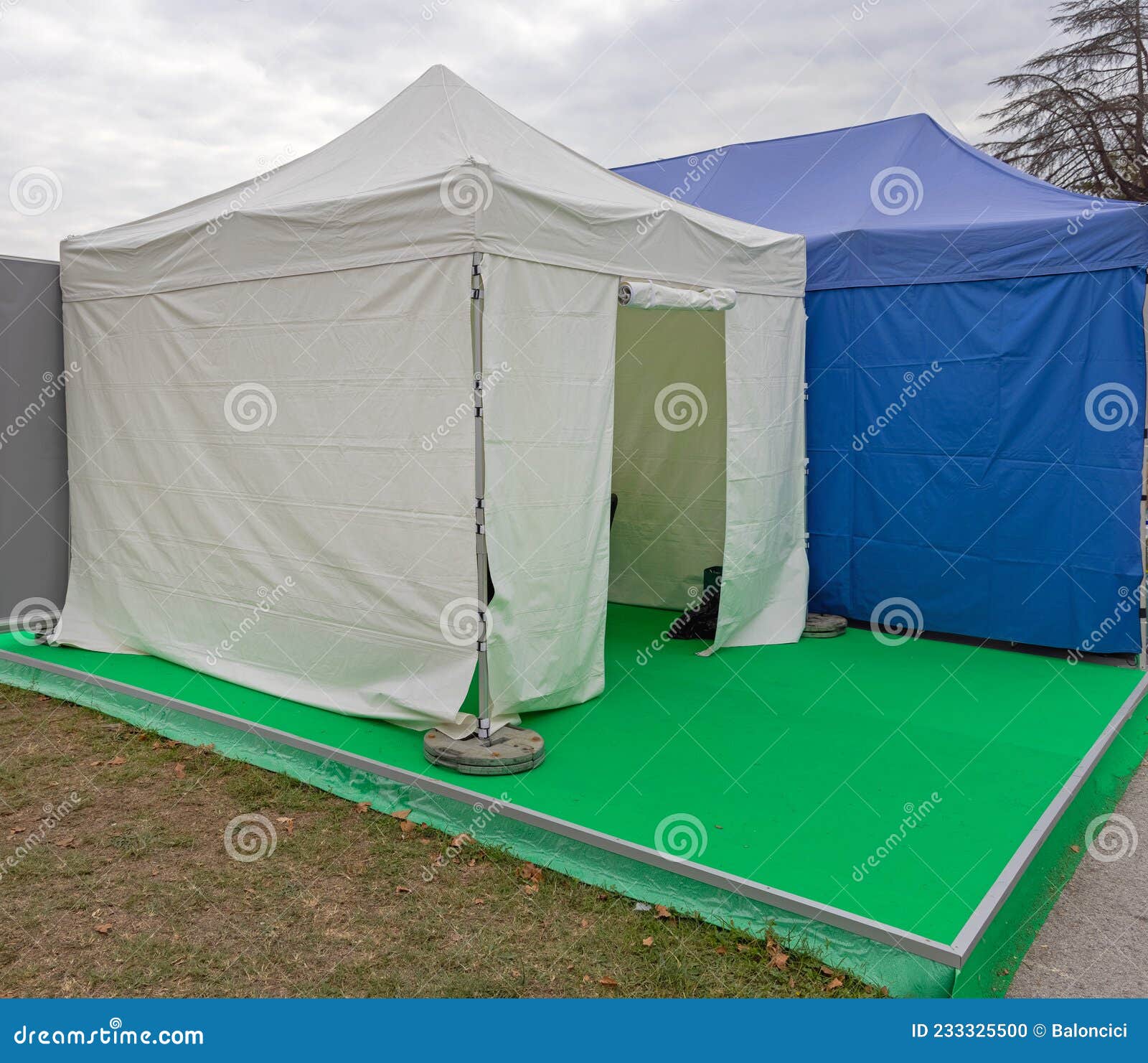 Plastic Tent Canopy stock photo. Image of novi, outdoor - 233325500
