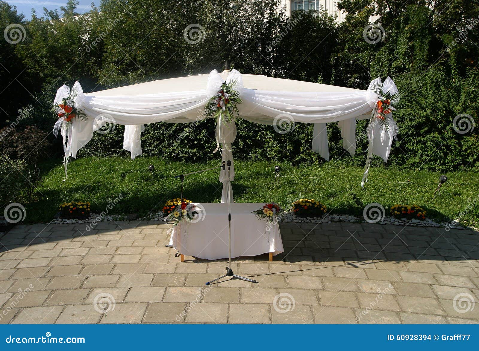 White tent stock photo. Image of building, maintained - 60928394