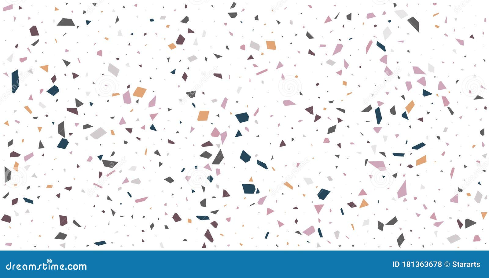 White Terrazzo Texture Seamless Pattern Design With Small Stones ...