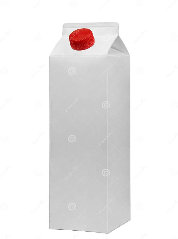 White tetrapak stock image. Image of graphic, merchandise - 74000485