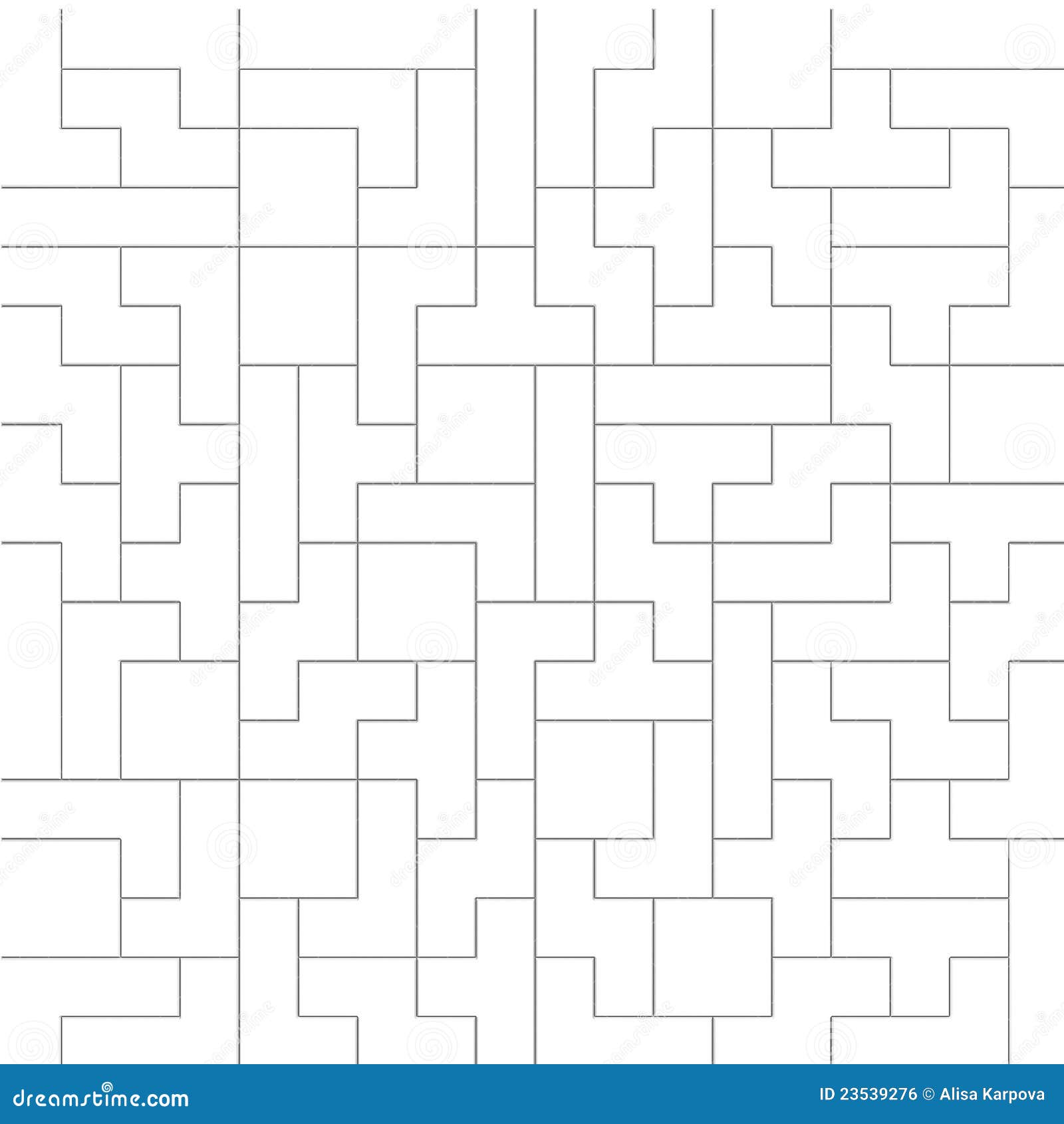 White Tetris Game Detail Design Background Stock Illustration ...