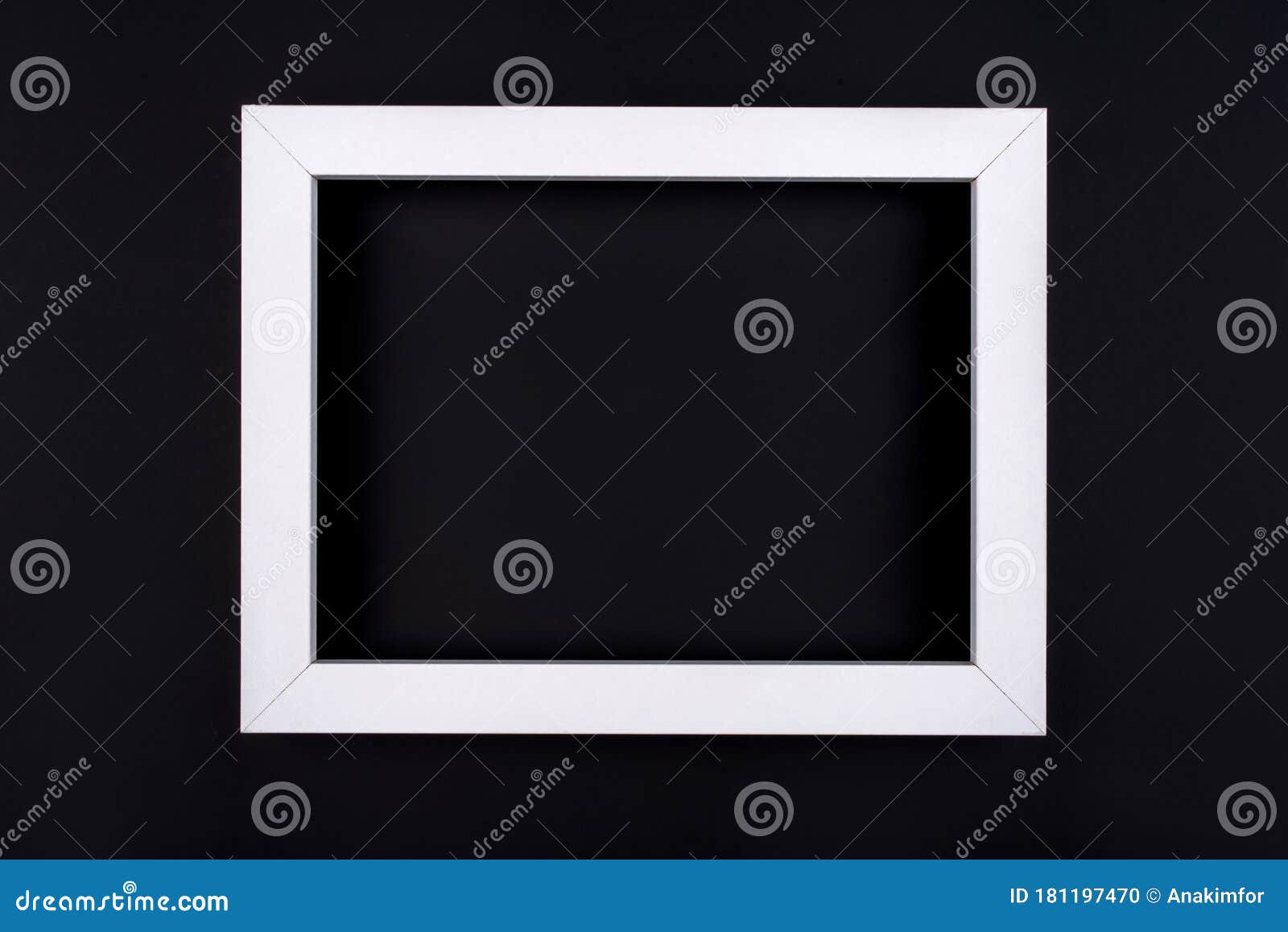 White Text Frame on a Black Background. Stock Photo - Image of material ...
